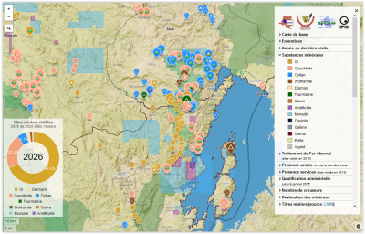 Analysis of the interactive map of artisanal mining areas in eastern DR ...