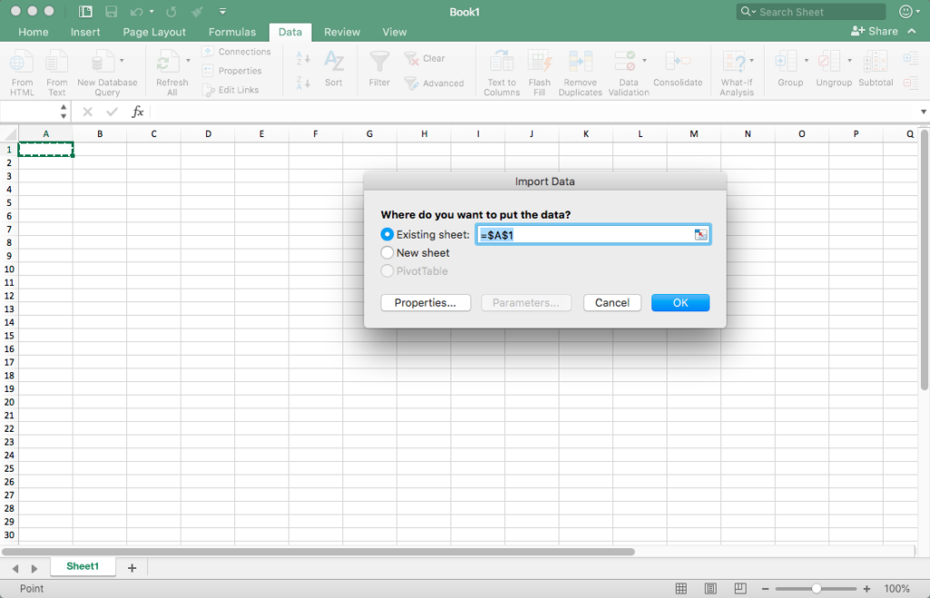 Open data - Getting started using Excel - IPIS
